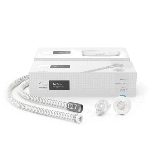 ResMed AirMini AutoSet avec pack d'installation F20 avec HumidX F20